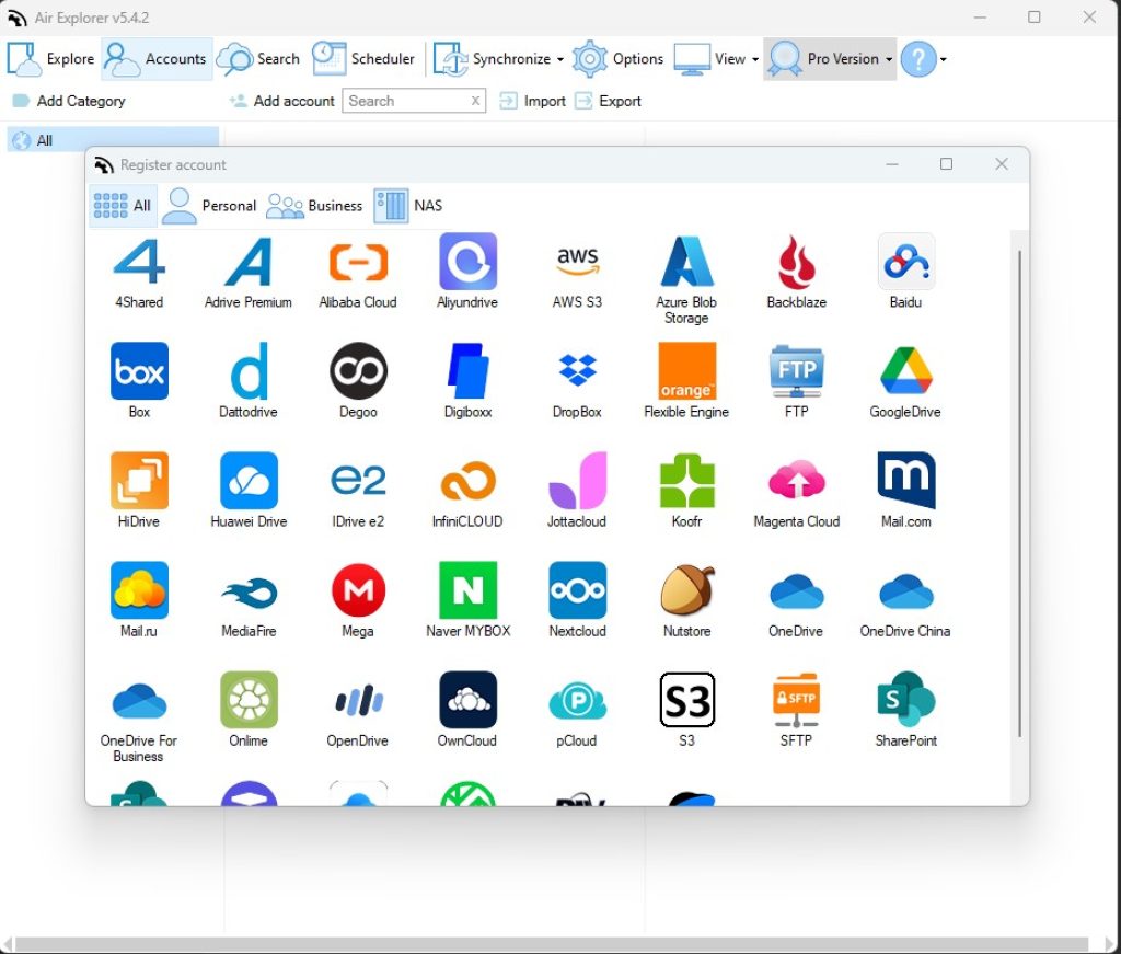 Air Explorer Pro - Quản lý và đồng bộ hóa đám mây dễ dàng và hiệu quả giá rẻ - Cáo Shop