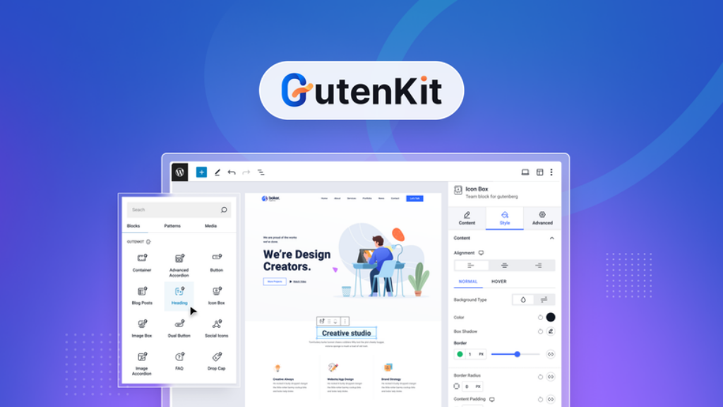 Download Free GutenKit Pro – 1 Page Builder Đẳng Cấp Cho Khối Gutenberg - Cáo Shop